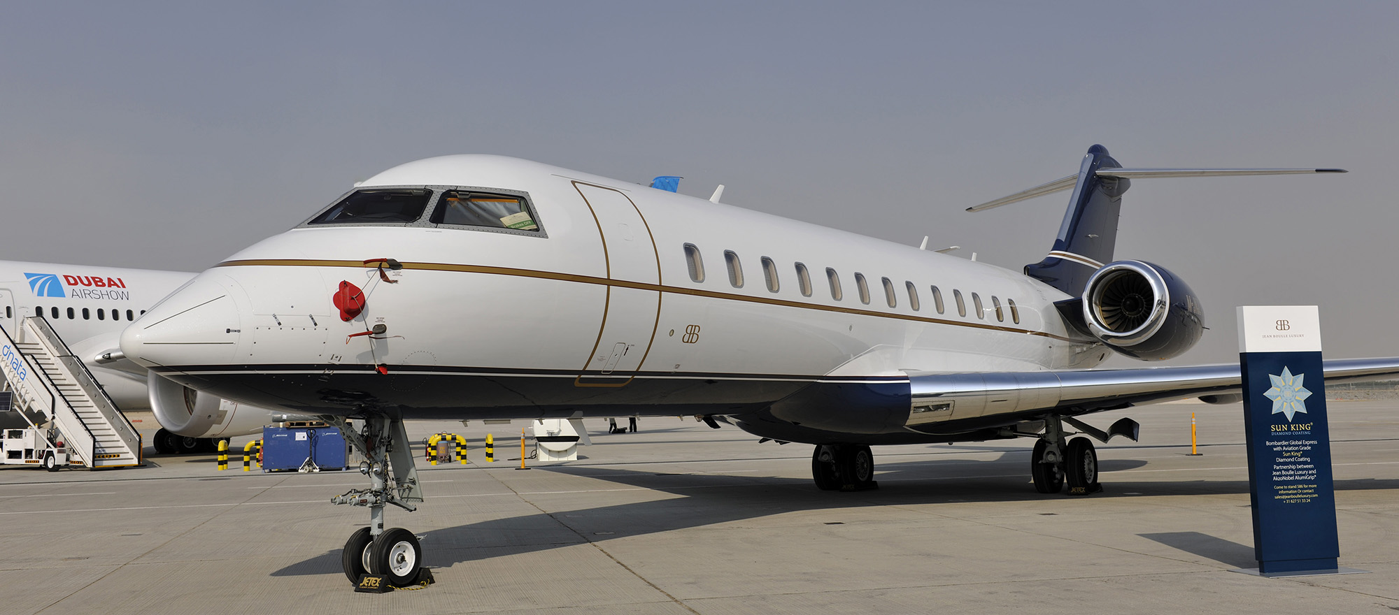 World's First Diamond-coated Jet on Display in Dubai | Business Jet ...