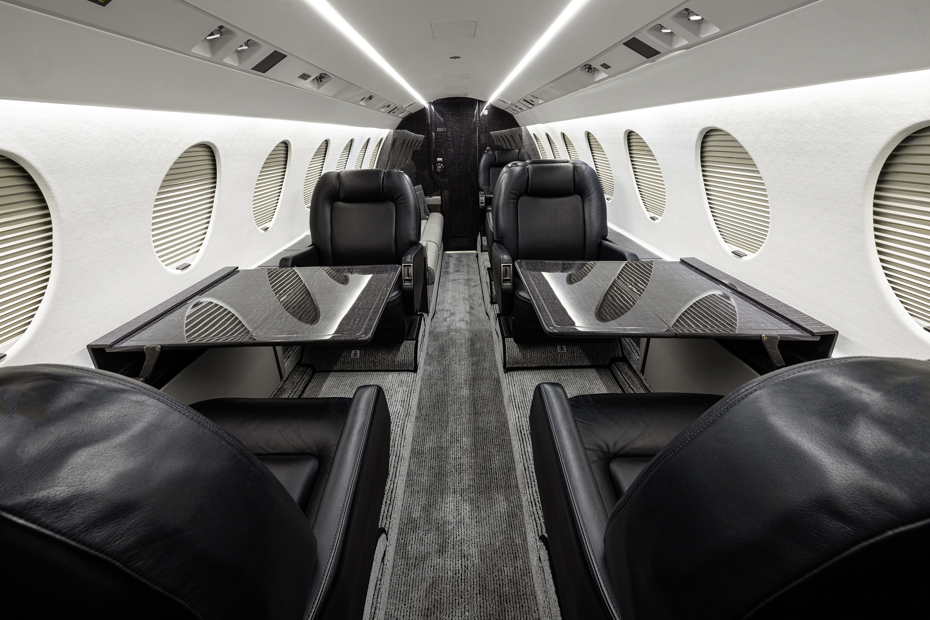 Duncan Aviation Transforms a Falcon 50 Trijet | Business Jet Traveler