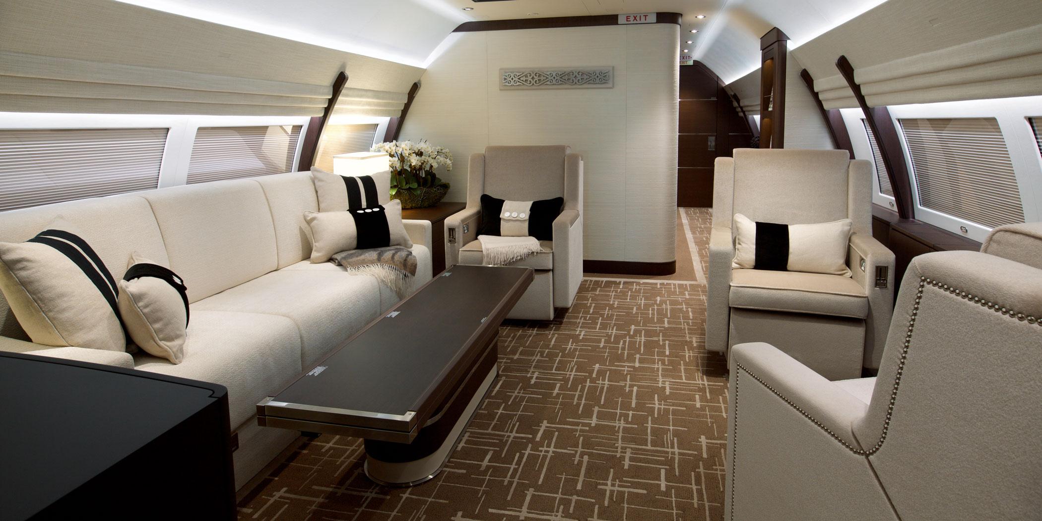 Cabin Furnishings: Make Yourself At Home | Business Jet Traveler