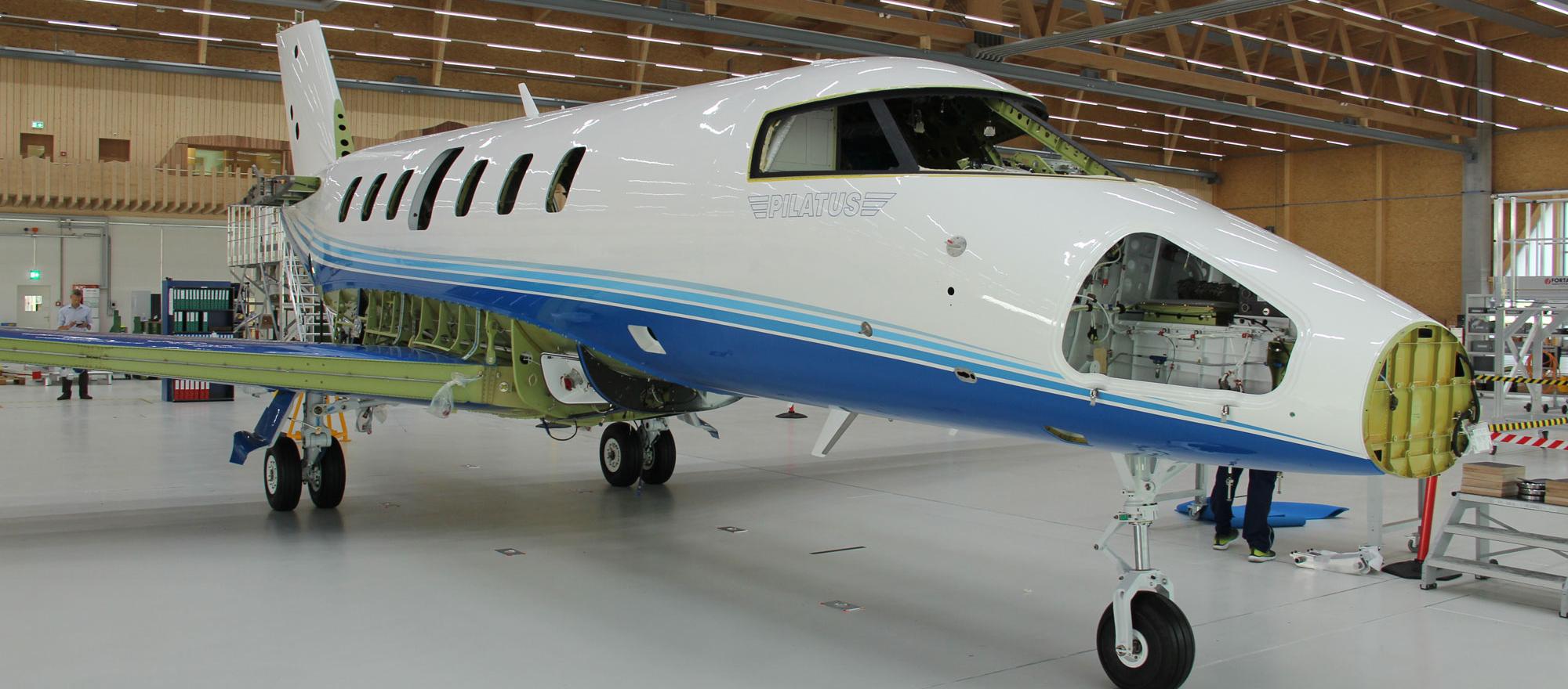 First Production Pilatus PC-24 Jet Gets Its Wings | Business Jet Traveler